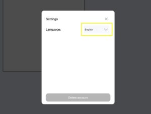 レーザー彫刻ソフト「CutLabX」の言語を日本語に変更するやり方